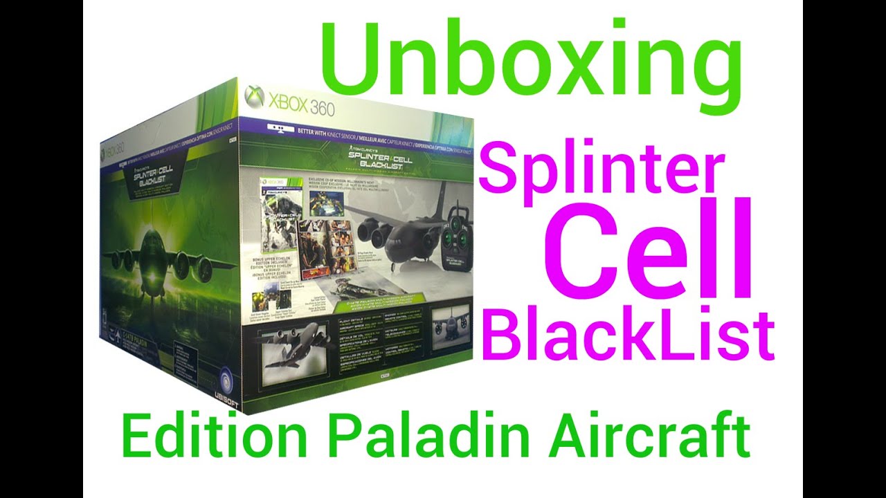 Splinter Cell BlackList Edicion Especial | Unboxing y Primeras impresiones - YouTube