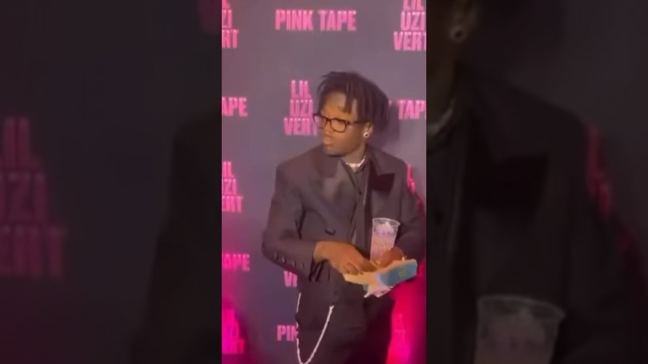Lil Uzi Vert turned up to The Pink Tape’s party with a Fillet-O-Fish🤣 # ...