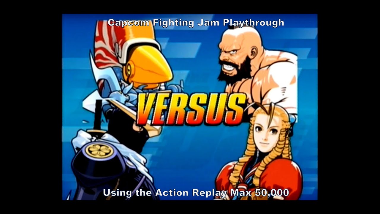 Capcom Fighting Jam Hydron & Kenji Playthrough using the Ps2 Action ...