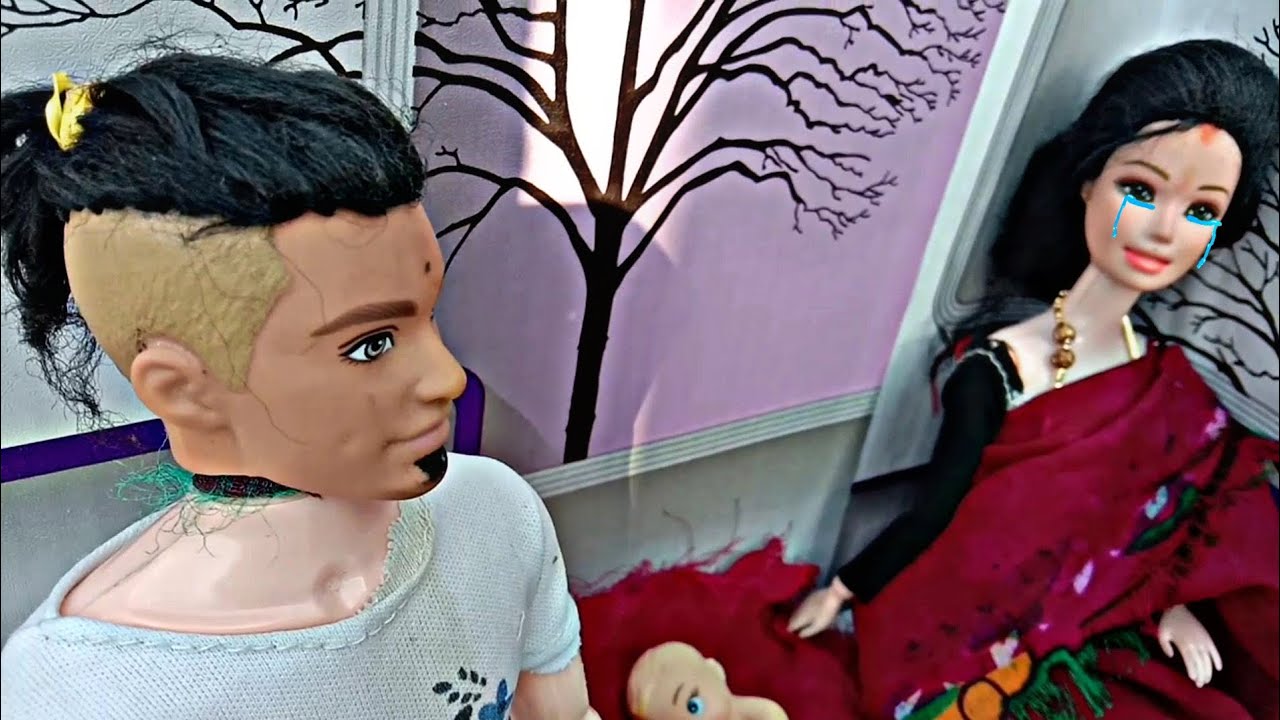 Barbie morning routine video //full day routine video//baby bathing ...