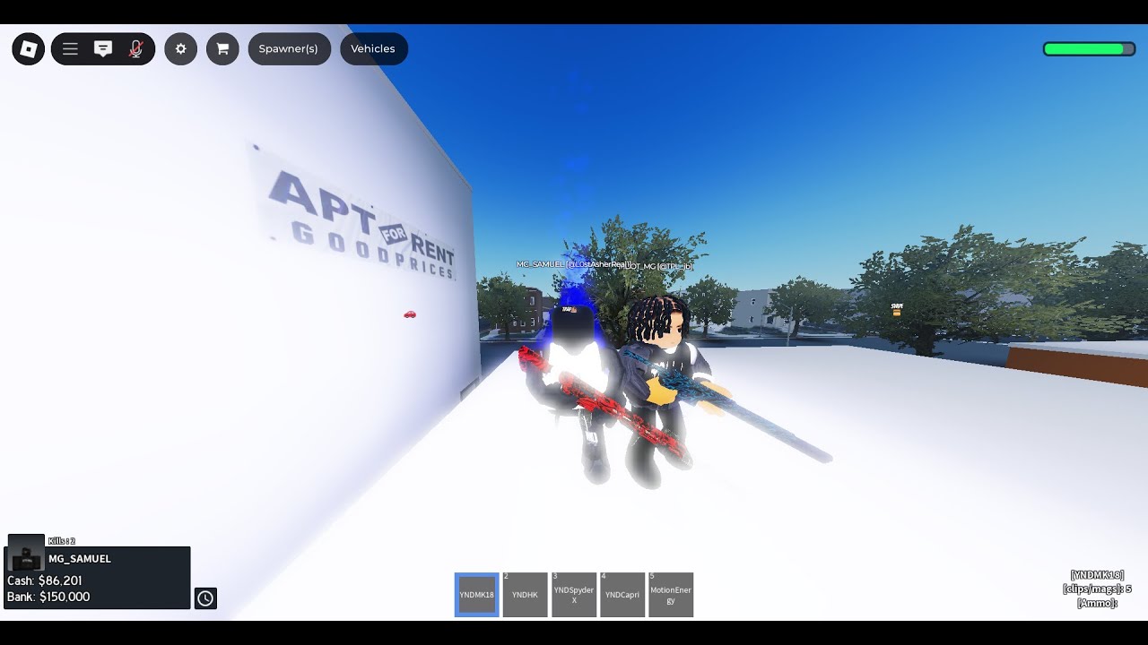 showcasing mg with me and my friend mdot #roblox #dahood #robloxhood # ...