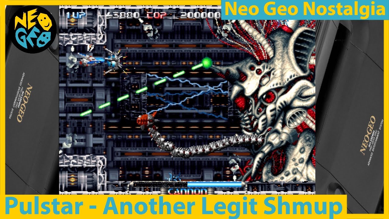 SHMUP Nirvana! Pulstar! One of the BEST Shmups on Neo Geo! SNK's R-Type ...