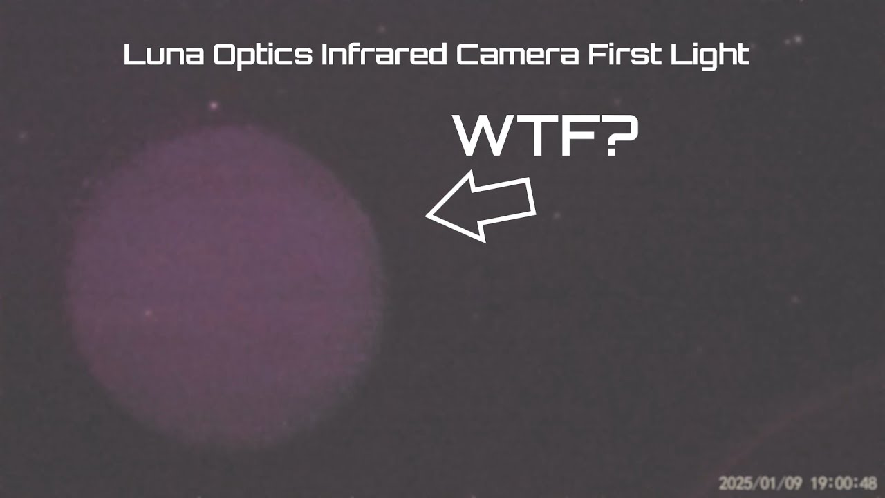 IR Night Vision UAP Hunting Raw Video, First Light with the Luna Optics ...