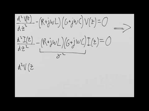Telegrapher's Equations - YouTube