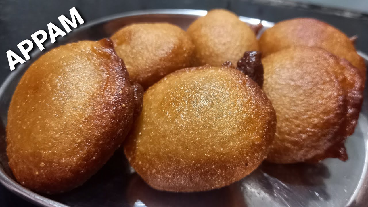 Appam recipe | How to make appam at home | Evening snacks - YouTube
