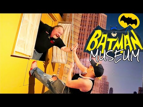 BATMAN Museum w/ TV Show Sets! Buy A REAL Batmobile Here!