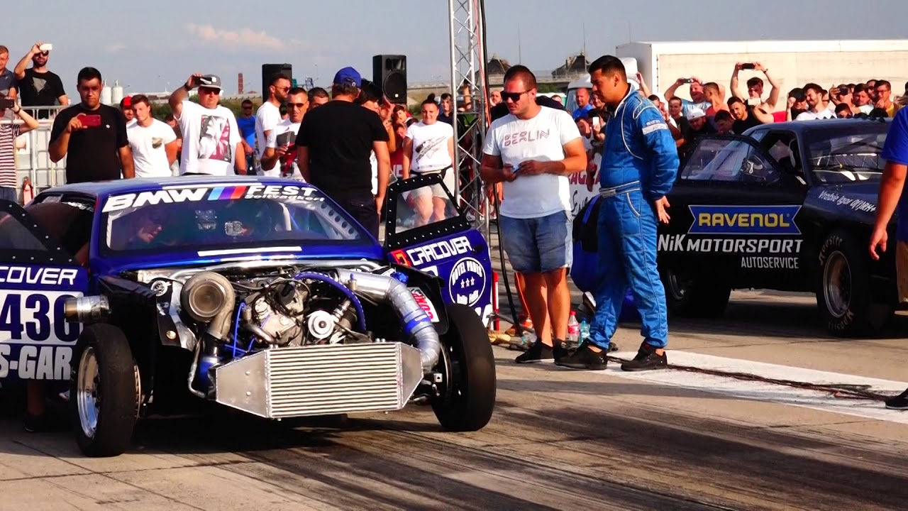 Amazing Driving Skills at 240km/h Drag Racing 8.9 /402m BMW E30 ...