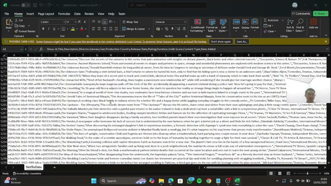 PENGGUNAAN MAX VALUE, MIN VALUE, UNIQUE COUNT, DAN WORD COUNT DARI FILE CSV MENGGUNAKAN GOOGLE ...