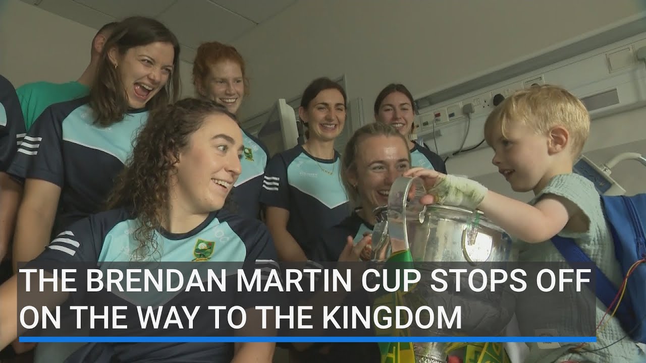 The Brendan Martin Cup stops off on the way home to the Kingdom - YouTube