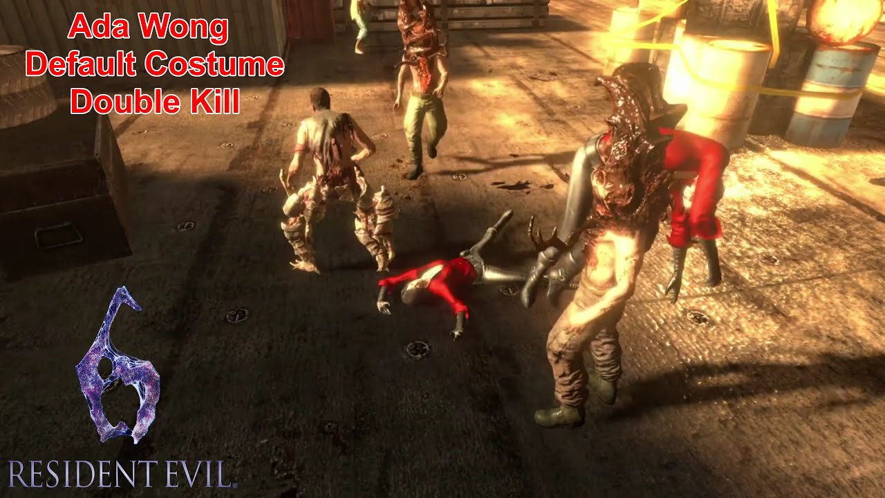 2x Ada (Default) Double Ryona Freecam リョナ Resident Evil 6 - YouTube