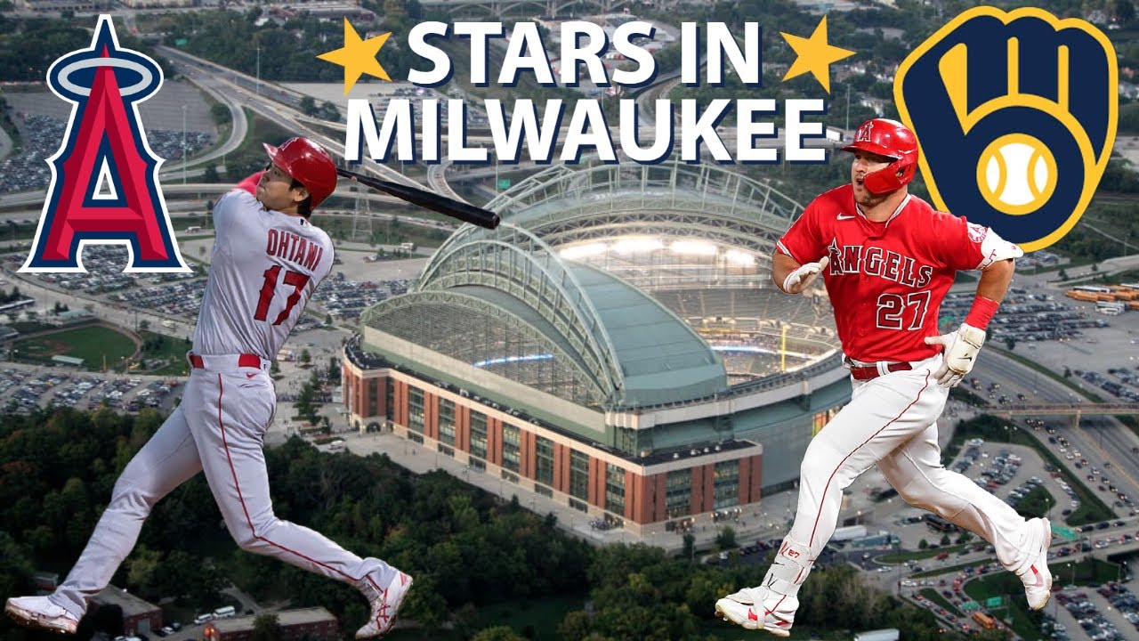 Angels Descend Upon Milwaukee - 2HRs and SPICY Umps! - YouTube