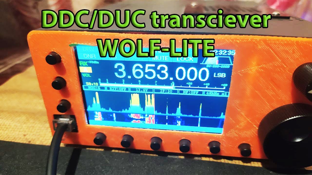 WOLF-LITE, DDC/DUC-трансивер прямой оцифровки. - YouTube