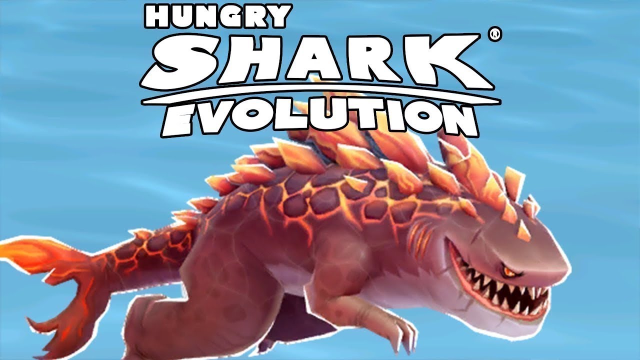 Hungry Shark Evolution - MAGMAJIRA - EVOLVED - All 24 Sharks Unlocked ...
