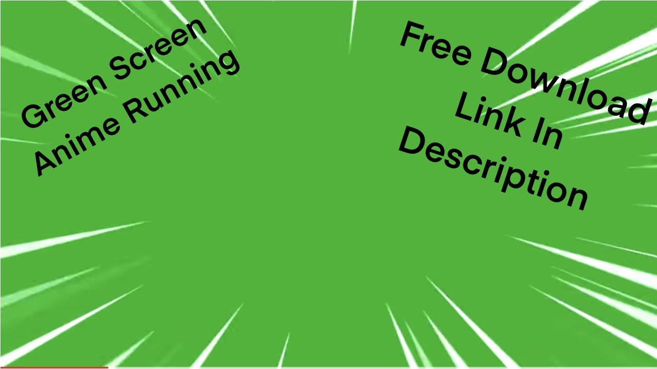 Anime Running Greenscreen - YouTube