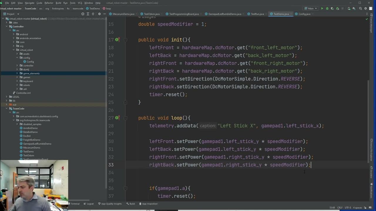 Java Simulations 6 - Variables and speed modifier - YouTube