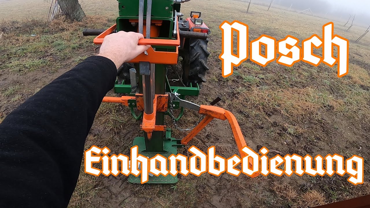 🪓🪵 Posch holzspalter einhandbedienung - YouTube