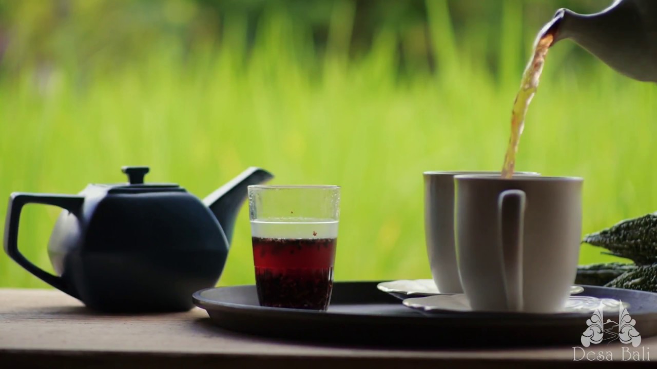 RICE TEA making, Bali trip - YouTube