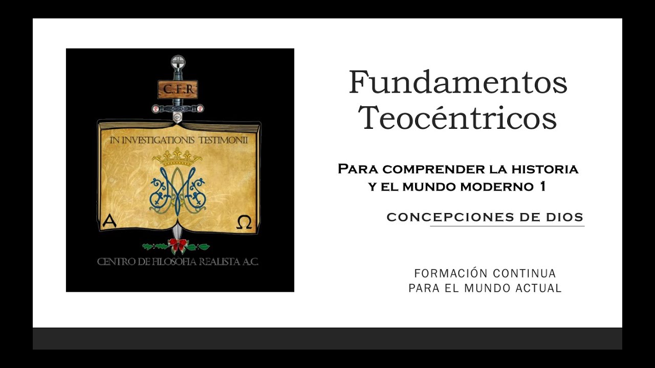 Fundamentos del teocentrismo para entender el mundo moderno primera ...