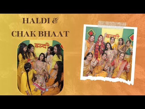 Haldi & Chak Bhaat Ceremony Payal Weds Parveen - YouTube