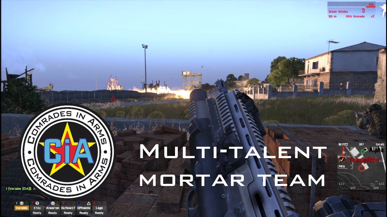 Arma 3 CiA coop Night: Multi-Talent Mortar Team - YouTube