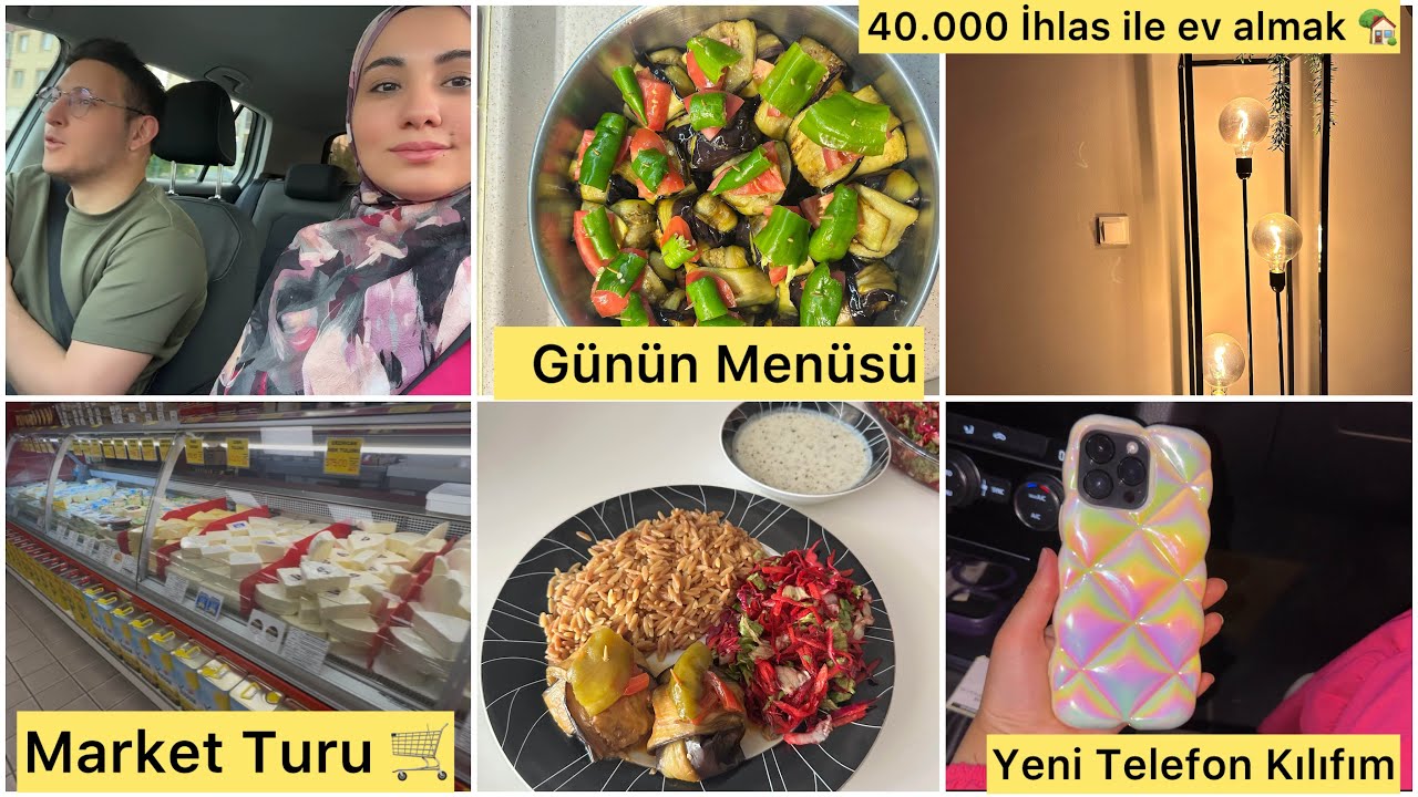 Günün Menüsü & Ankara Gimsa Market Turu! 🛒 | Tarifli Vlog + Minik ...