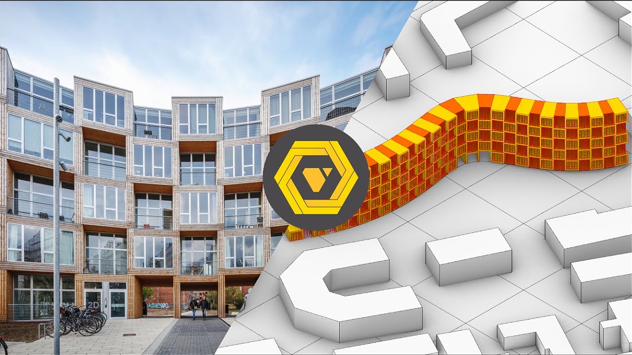How to build the Dortheavej Residence by BIG - Rhino/GH Tutorial - YouTube