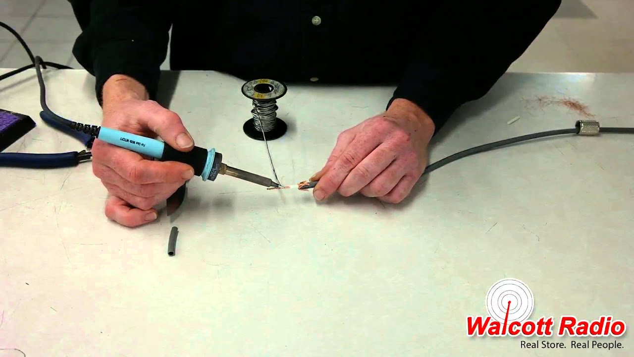 How to Install a PL-259 Coax Connection - YouTube