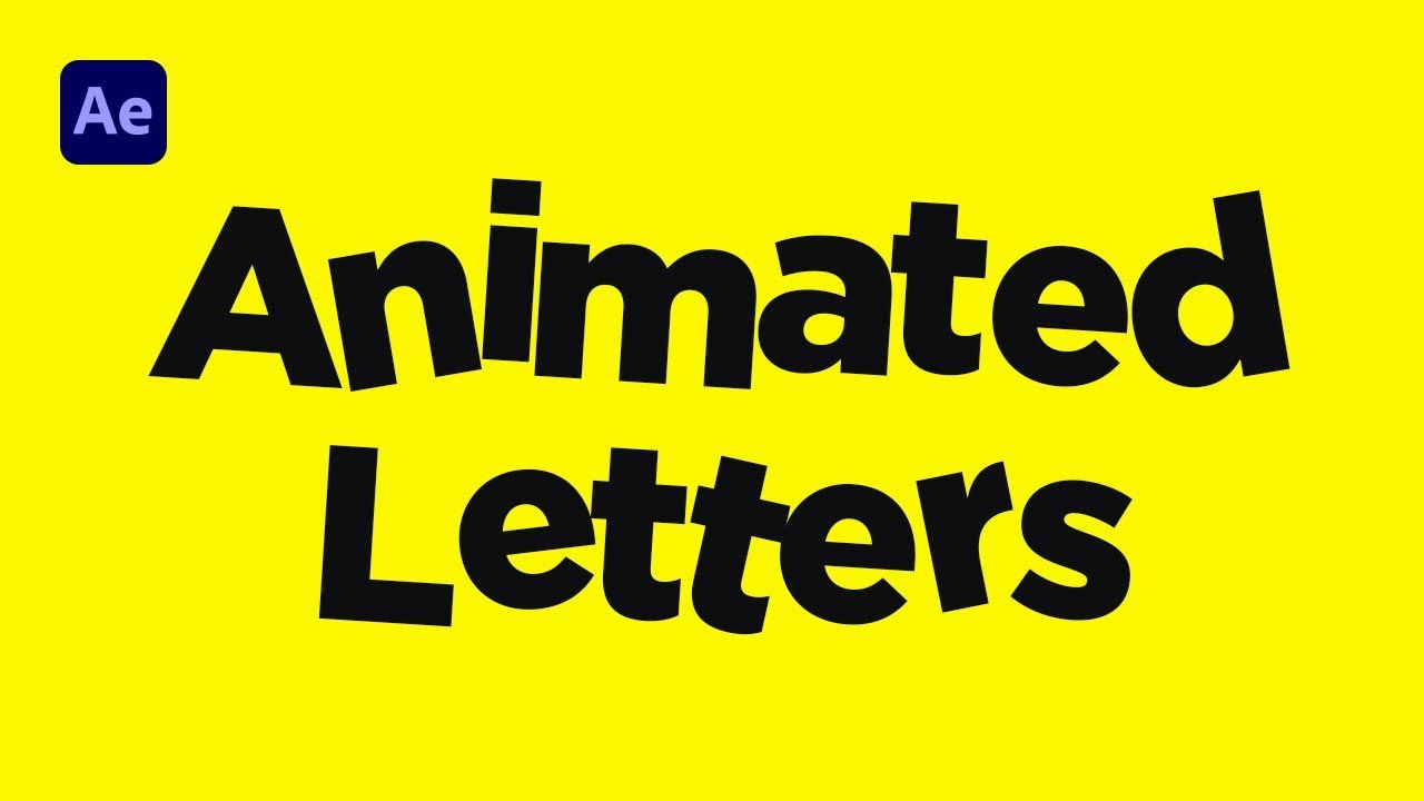 Animate Each Letter Independently: Kinetic Typography Techniques in ...