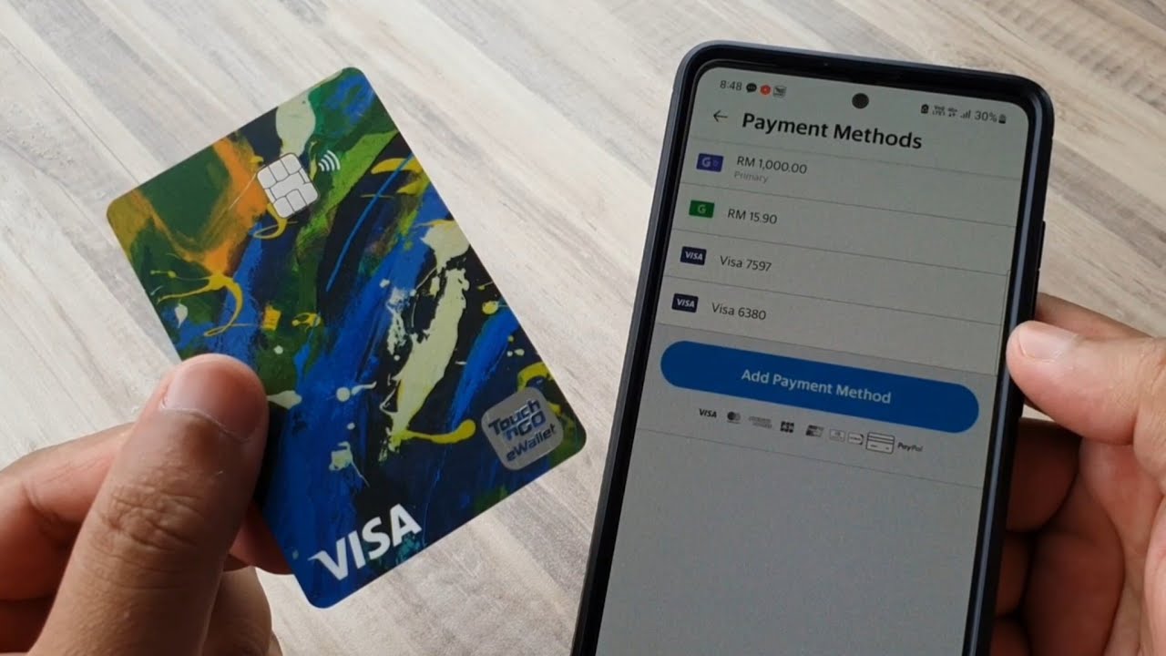 Cara Masukkan Kad Debit VISA Ke dalam Aplikasi GRAB - YouTube