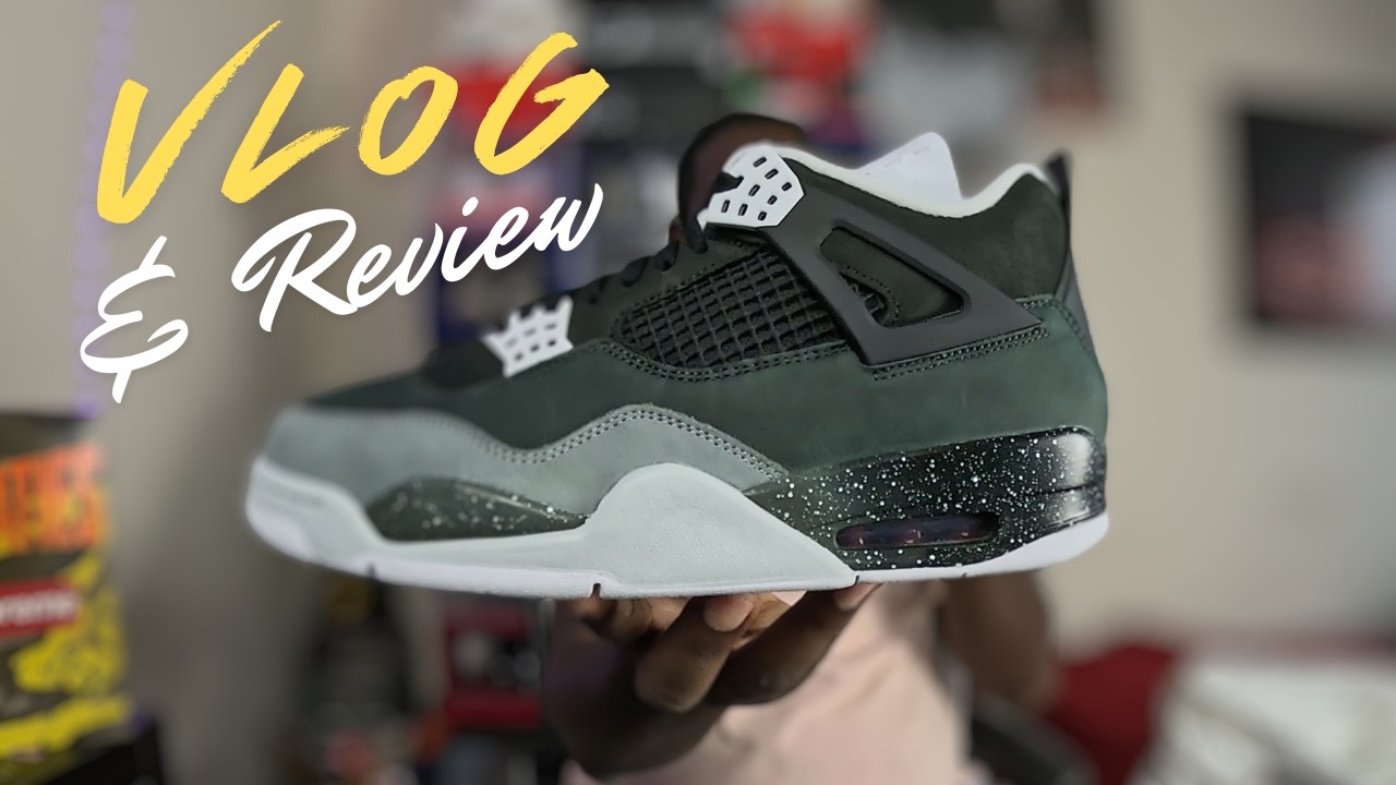 "DON'T BE AFRAID" | AIR JORDAN 4 RETRO FEAR PICK UP VLOG & REVIEW - YouTube