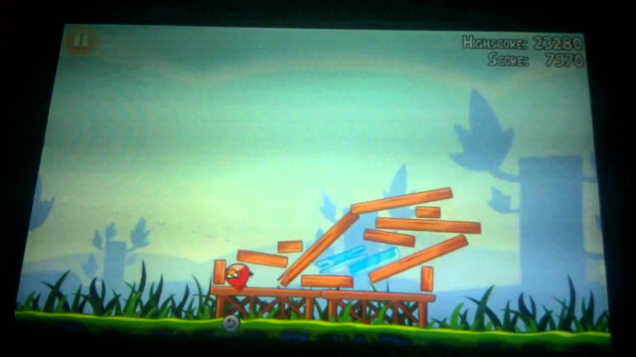 Angry Birds on my Nook Color. - YouTube