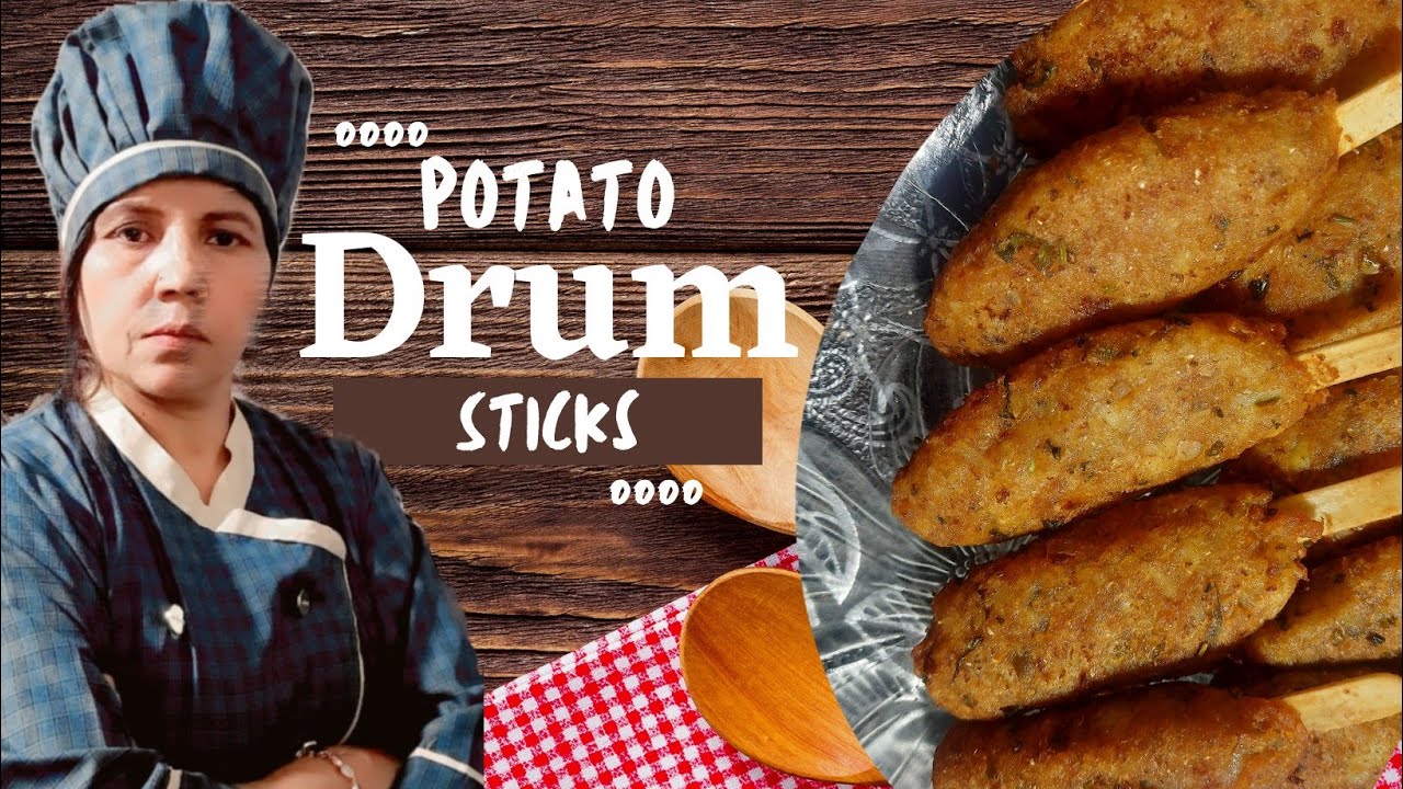 Easy Potato drum sticks | potato snacks | potato hack | cooking-baking ...