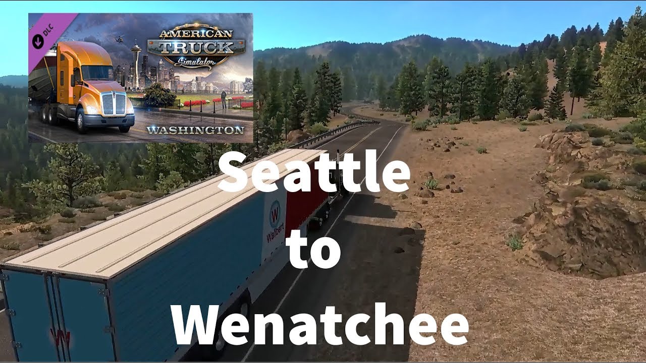 1.35 American Truck Simulator - WASHINGTON DLC Map - Walk-through Part ...