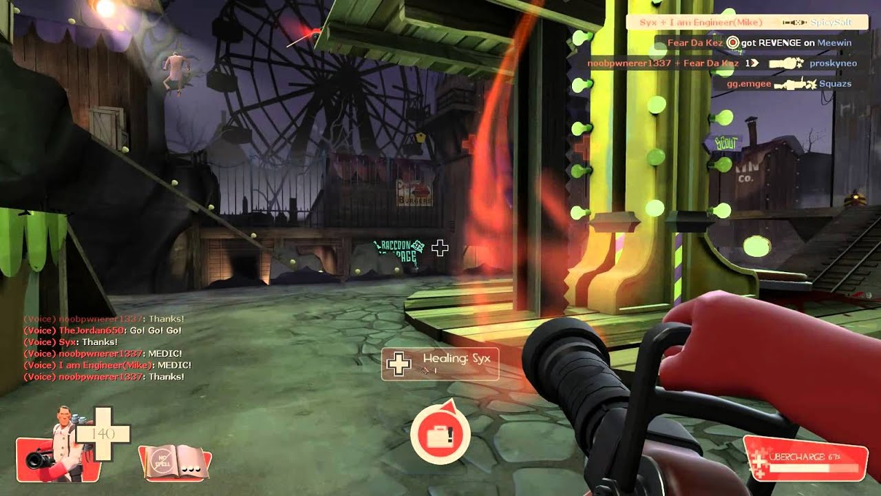 Team Fortress 2 :Scream Fortress 2014 Bumper Car Gameplay - YouTube