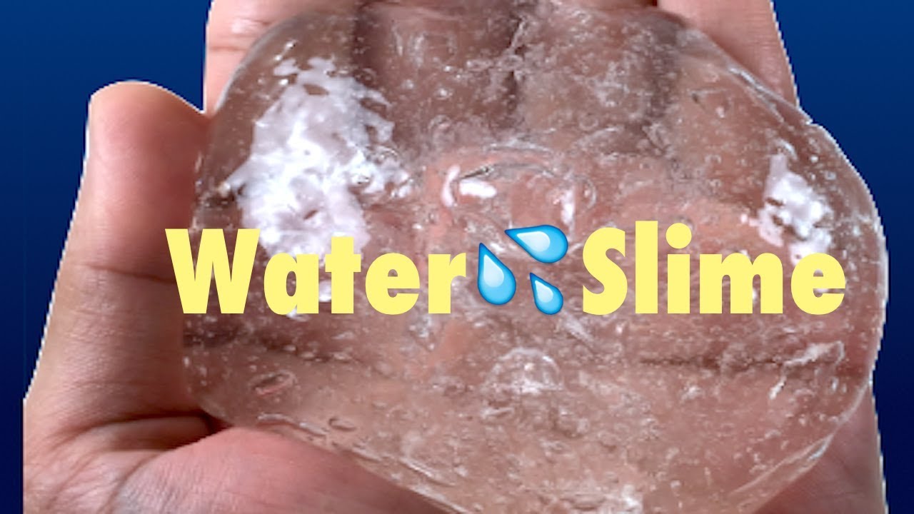 WATER SLIME 4 WAYS 💦 HOW TO MAKE THE BEST CLEAR SLIME!! DIY WATER SLIME ...