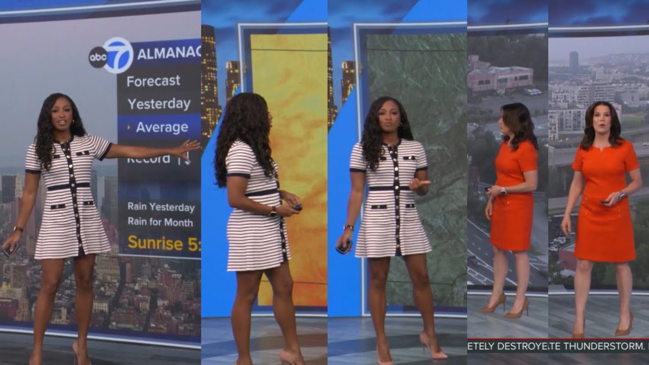 Brittany Bell and Heather O'Rourke for ABC7 News with the Weather ...