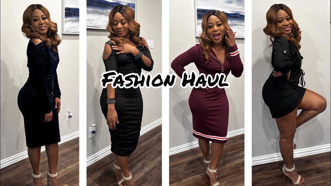 Fashion Haul| Best TEMU bodycon dresses you can find - YouTube