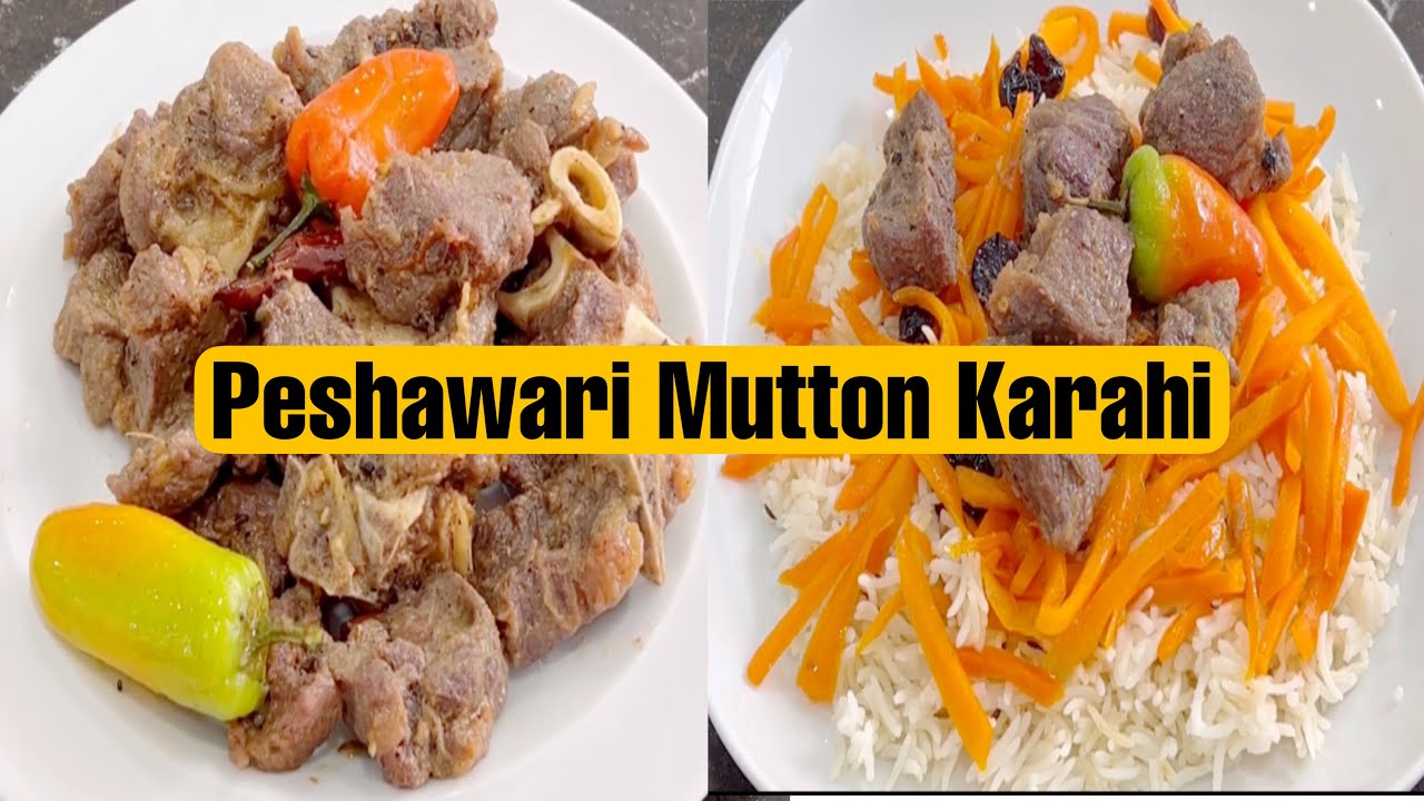 Mutton Karahi Recipe | Peshawari Mutton Karahi Recipe ⁠| traditional ...