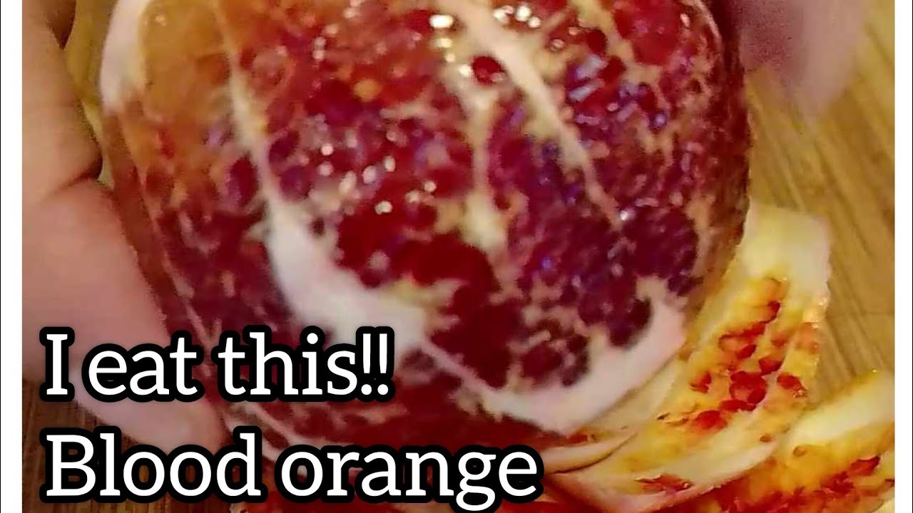 ASMR Blood orange||First time ko natikman #cuttingskills #video #viral ...