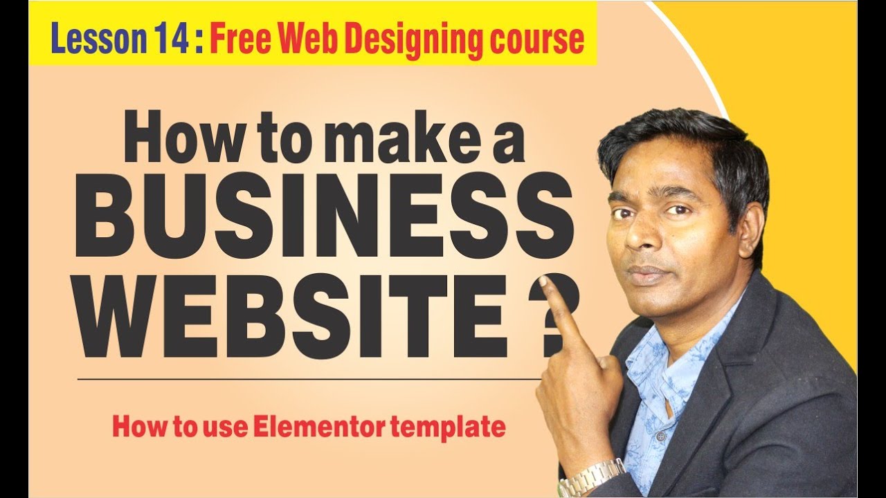 Web designing : Lesson 14 | how to build a website from scratch | 2020 ...