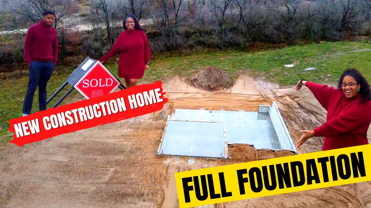 FULL FOUNDATION & BILLBOARD PHOTOSHOOT || New Construction Home EP:3 ...