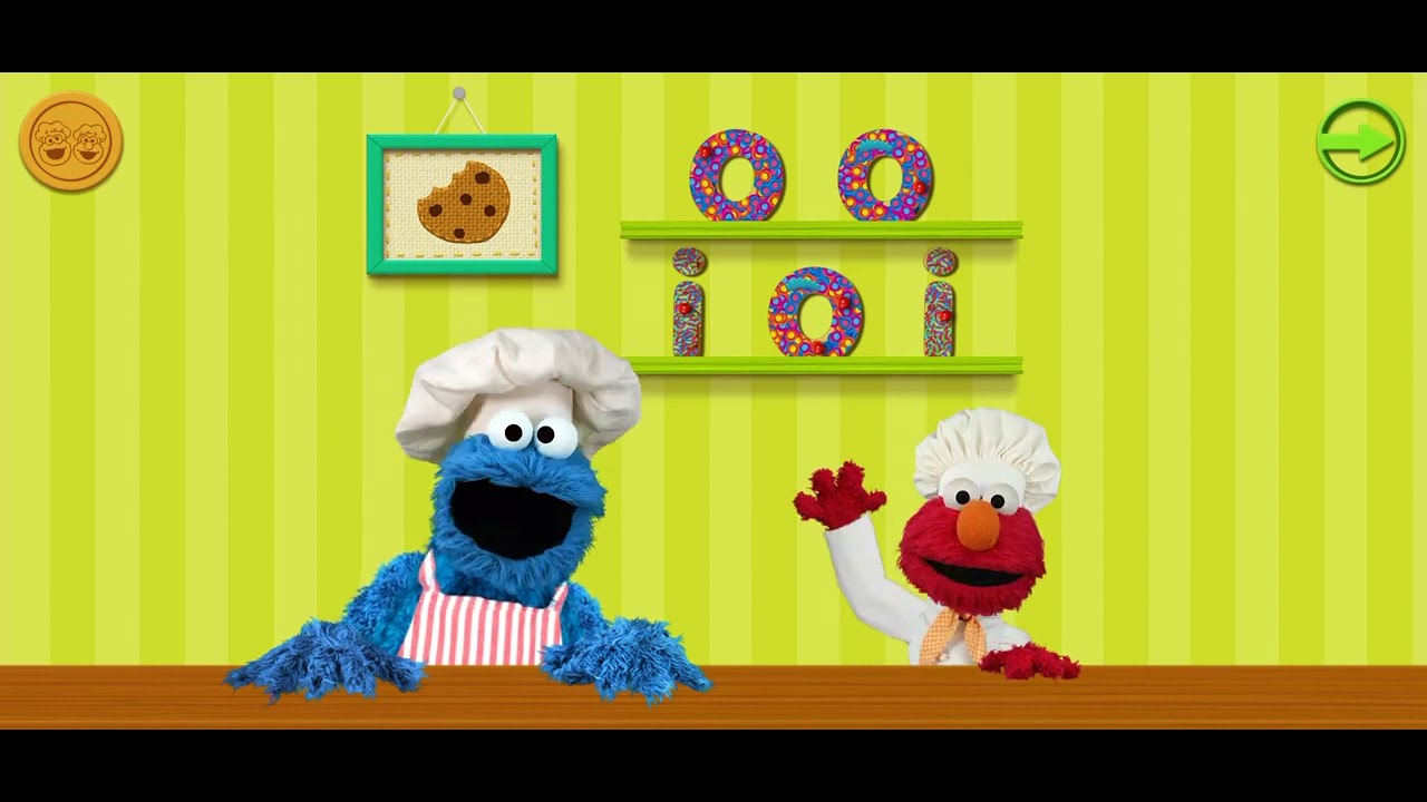 Sesame Street : Alphabet Kitchen Of Cookie Monster || part 19 - YouTube