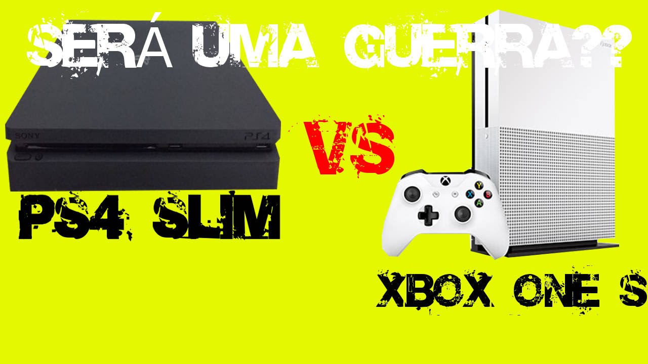 COMPARATIVO XBOX ONE S VS PS4 SLIM "EM PORTUGUÊS" #BRGAMERFUNBR - YouTube
