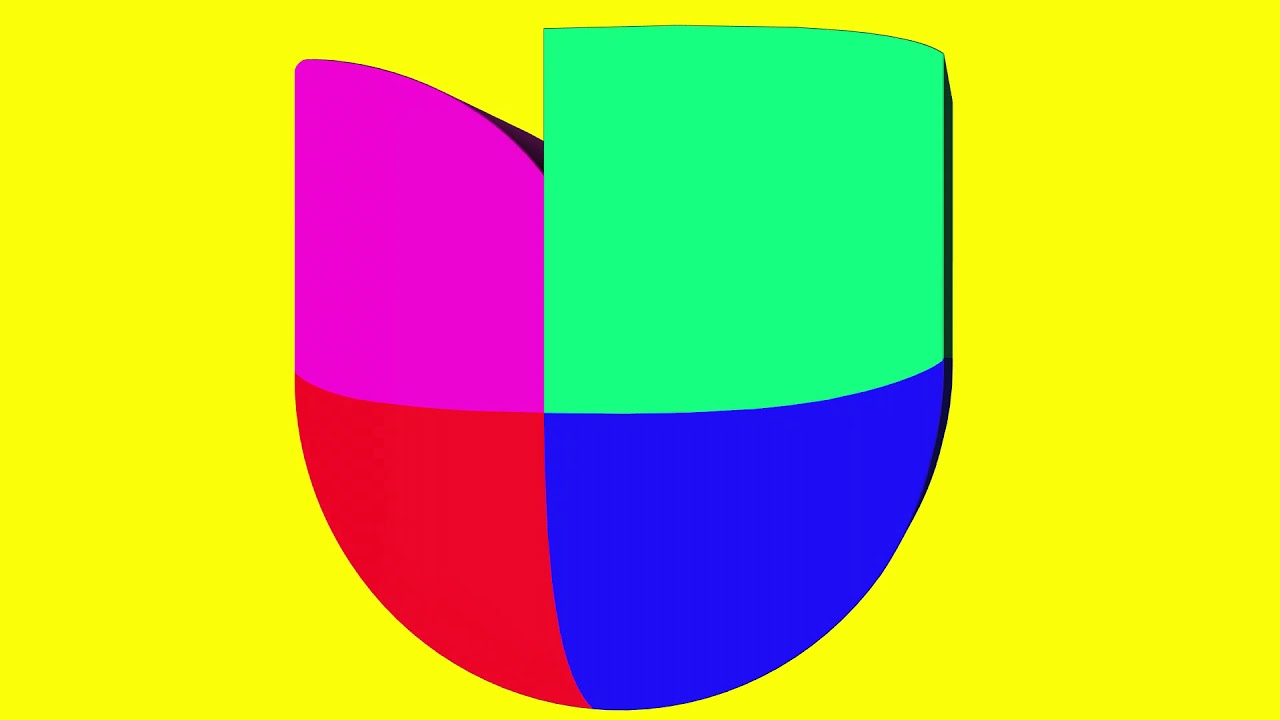 Univision (Logo1) Yellow Screen Logo Loop Chroma Animation - YouTube