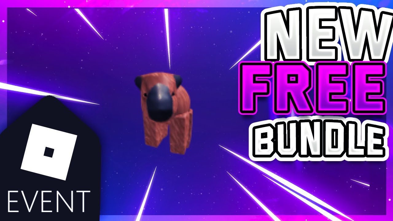 [FREE BUNDLE/LIMITED TIME ONLY] How to get the CAPYBARA BUNDLE | Roblox - YouTube