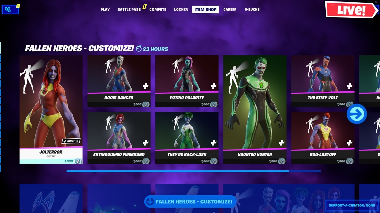 Part 2 🔴 New Zombie Superhero Skins In Fortnite W P4nda Fortnite Season 4 Youtube