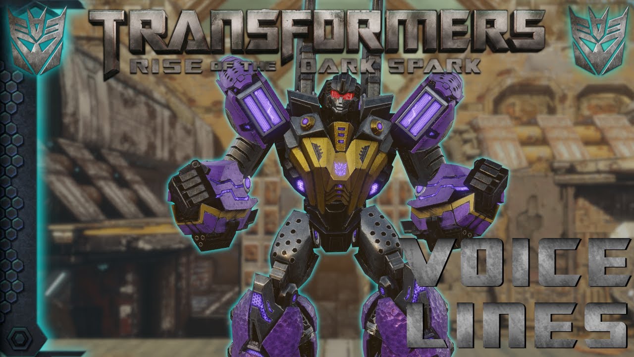Transformers: Rise of the Dark Spark - Sharpshot Voice Lines - YouTube