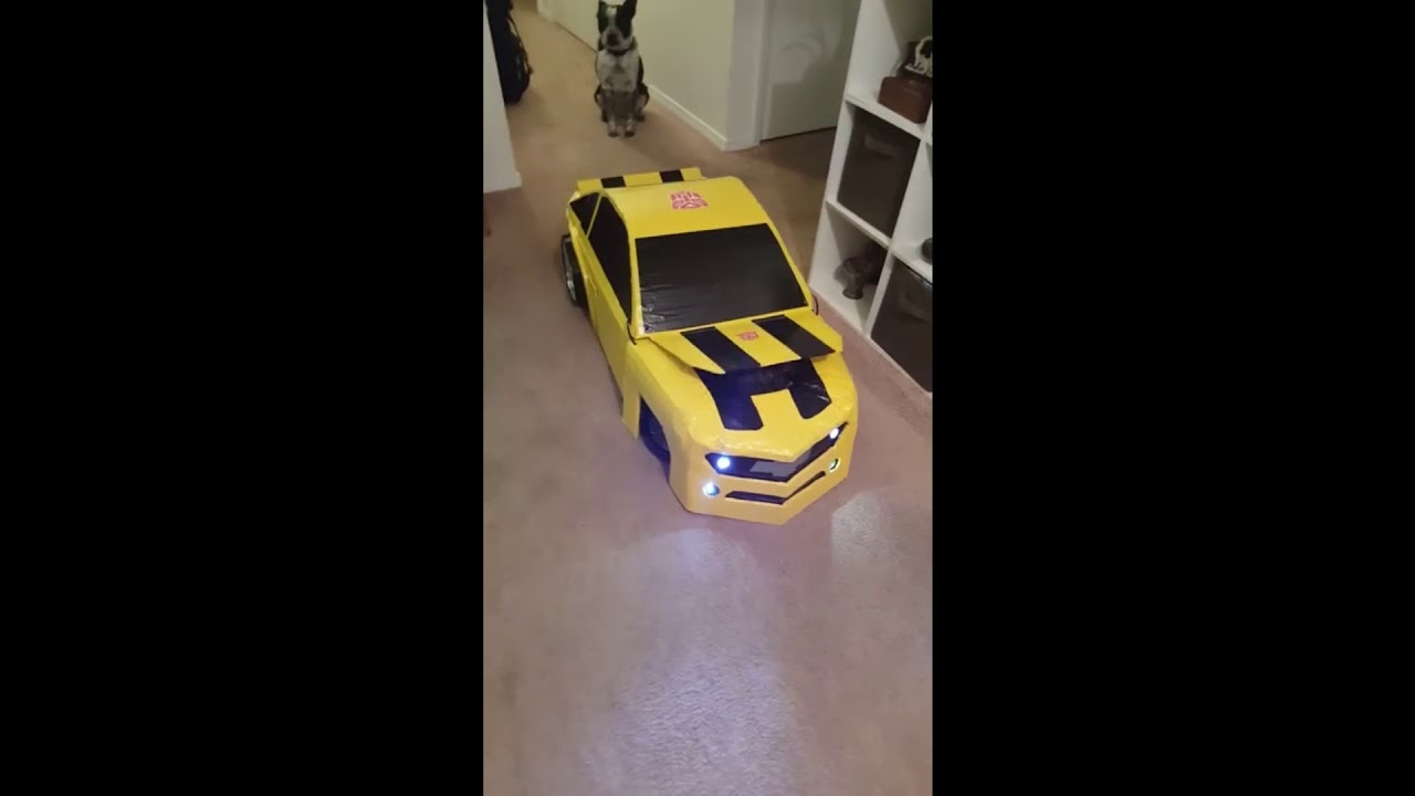 DIY Transformers Bumblebee costume - YouTube