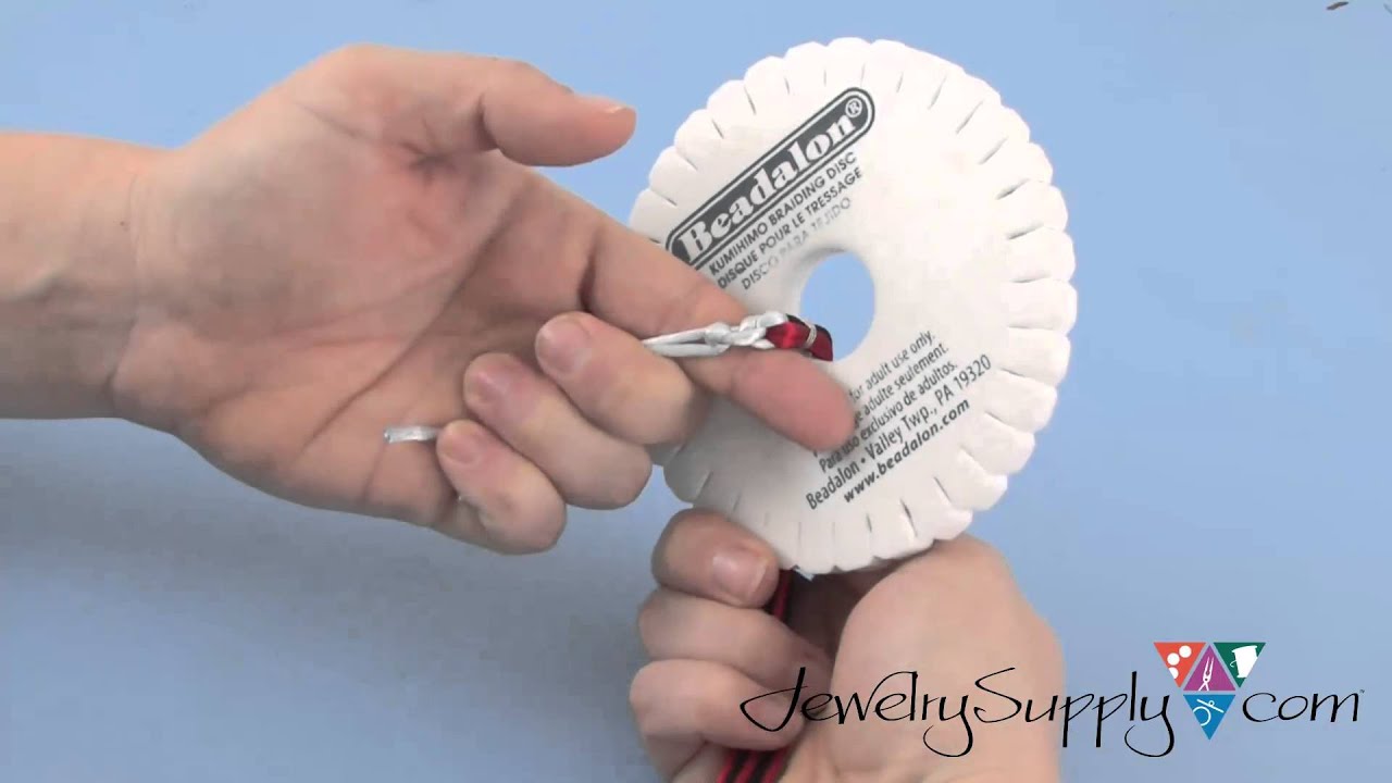 How to do Kumihimo Spiral Braiding (Kongo-gumi) - YouTube