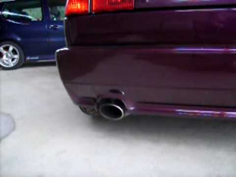 Corrado G60 with supersprint exhaust - YouTube